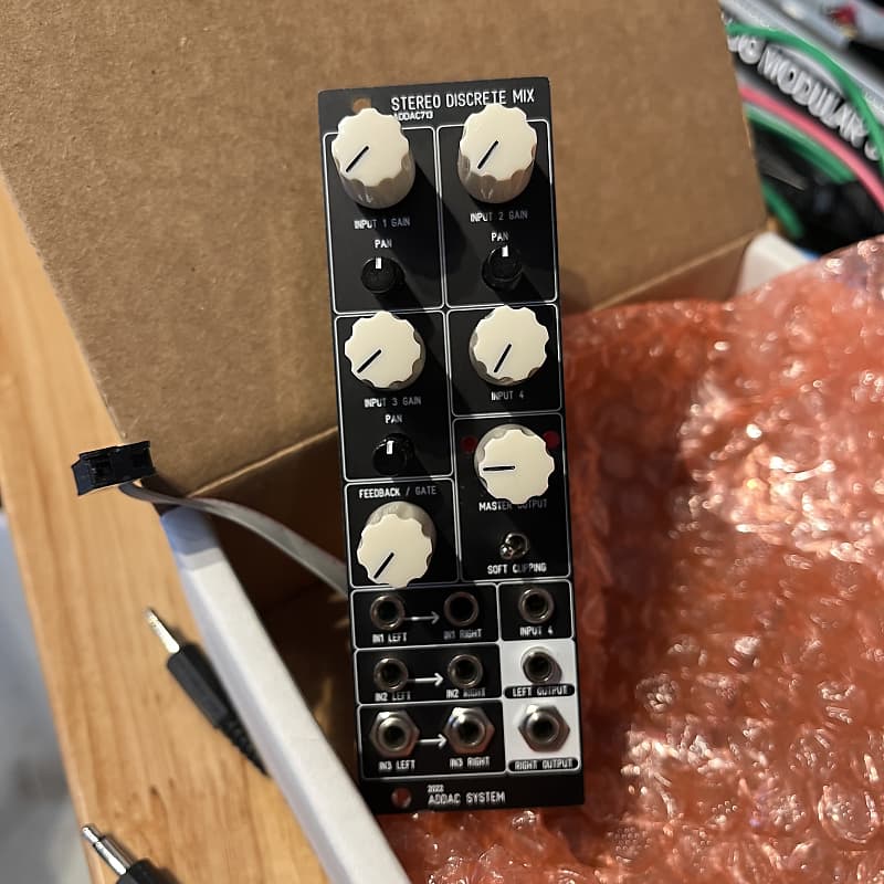 ADDAC System ADDAC713 Stereo Discrete Mixer | Reverb