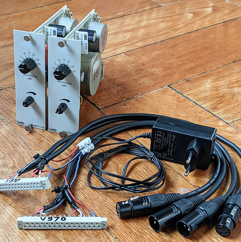 Plug & Play stereo pair: Discrete Lawo V970 mic preamps / | Reverb