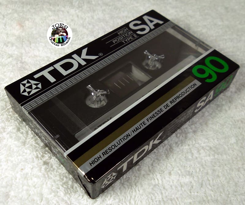 1-1985 TDK SA-90 Gold / Silver Type II CRO2 High Position | Reverb