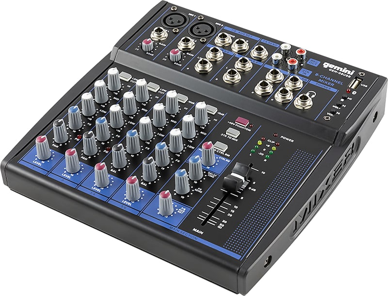 Gem 08 Usb: Compact 8 Channel Bluetooth Mixer | Reverb