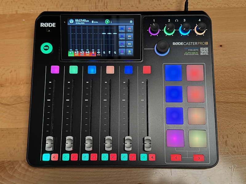 RODE RODEcaster Pro II USB Audio Interface Black with SKB | Reverb