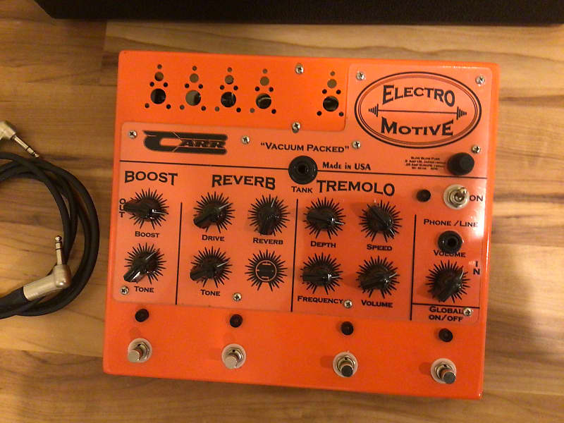 Carr Electro motive Tube boost/tremolo/reverb | Reverb