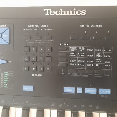 Technics AX7 Synthesizer Keyboard 80's | Reverb