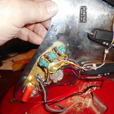 Schecter ST-1 Dream Machine 1983- Trans Red w/matching | Reverb