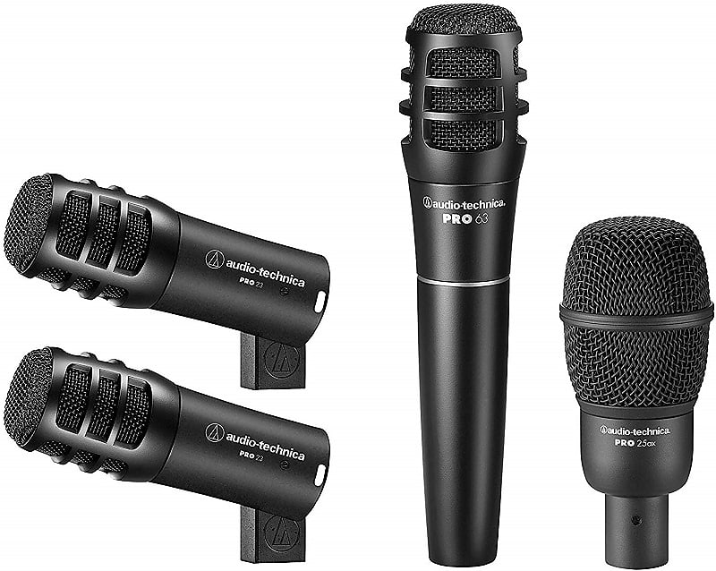 Audio-Technica PRO-DRUM4 4 Drum Microphone Pack. 1 Pro 25ax, | Reverb