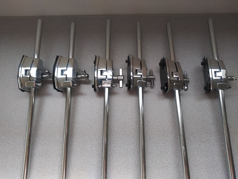 (6) Pearl LB30 floor tom legs + brackets | Reverb