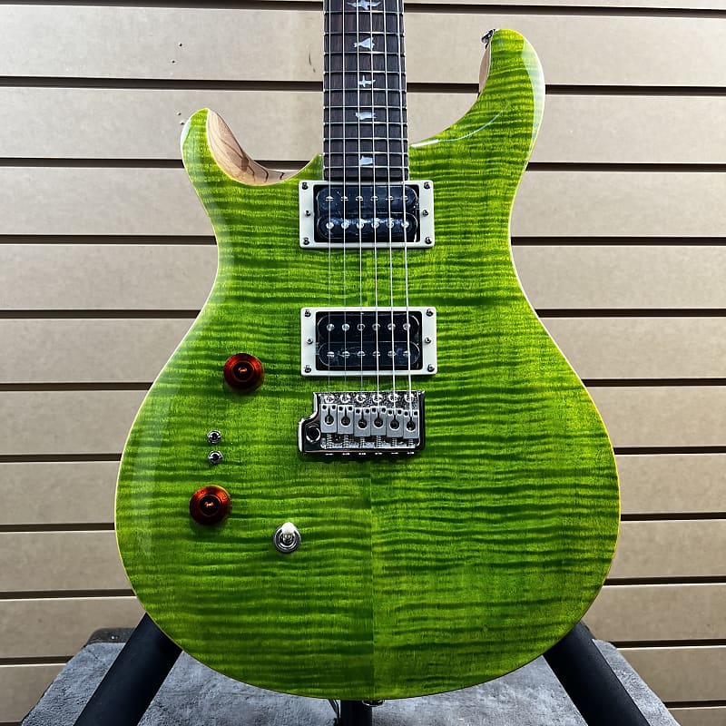 PRS SE Custom 24-08 Left Handed - Eriza Verde w/Gig Bag & | Reverb