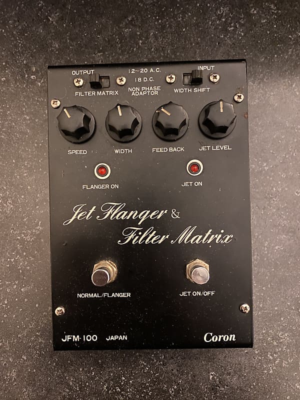 Vintage 1980's Coron JFM-100 Jet Flanger & Filter Matrix | Reverb