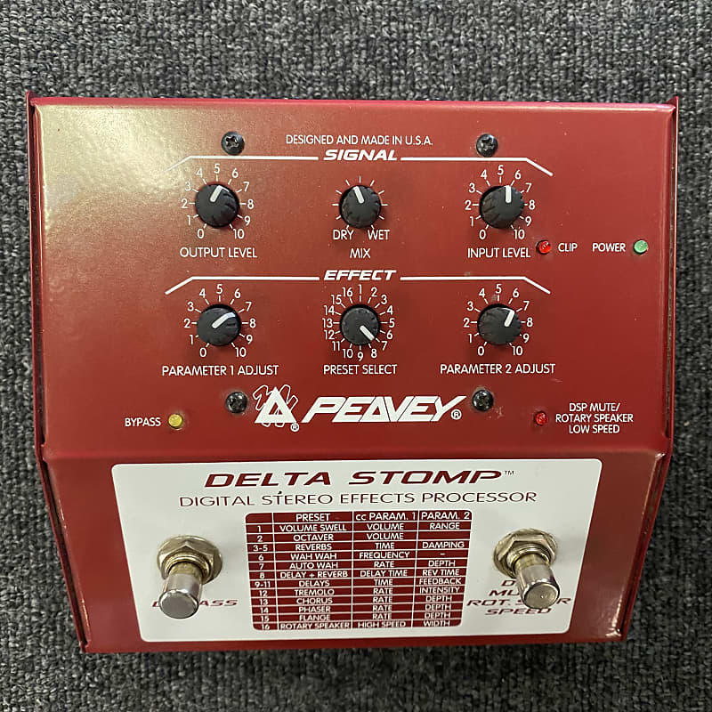Used Peavey DELTA STOMP Multi Fx Stompbox | Reverb