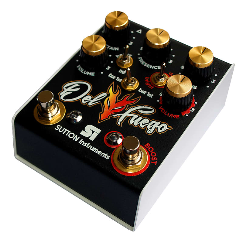 Sutton Instruments The Del Fuego Fuzz & Boost Pedal | Reverb