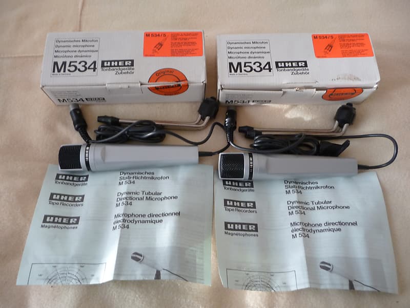 Uher M534 Dynamic Microphone 1970s | Reverb UK