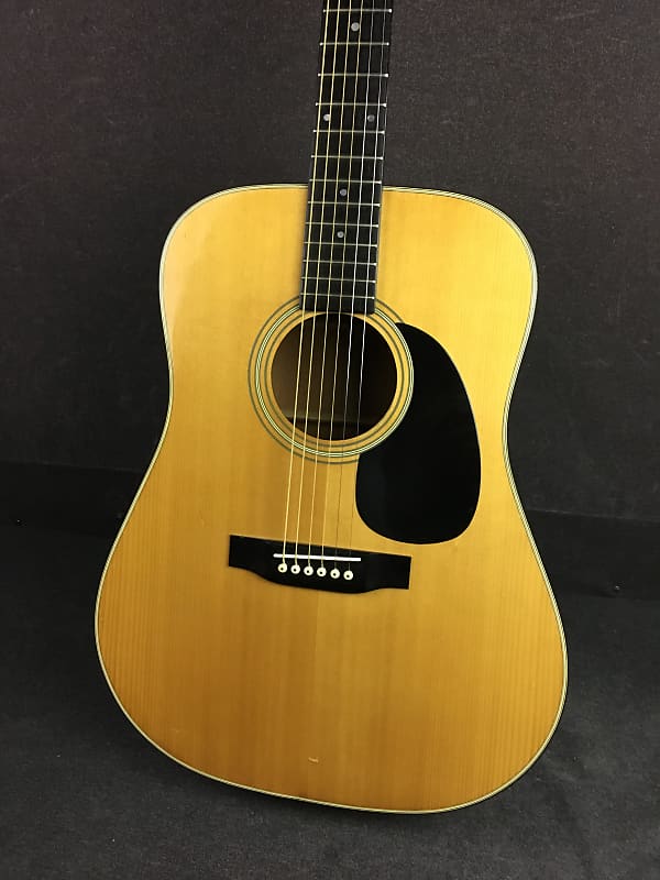 Sigma DM-5 Acoustic Guitar w/ Case Made In Japan | Reverb