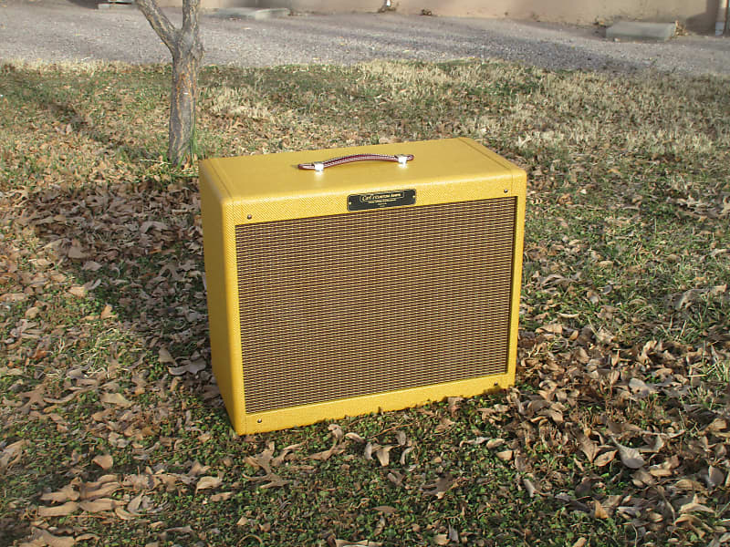 Carl's Custom Amps 2x10 Lacquered Tweed Extension Cabinet | Reverb