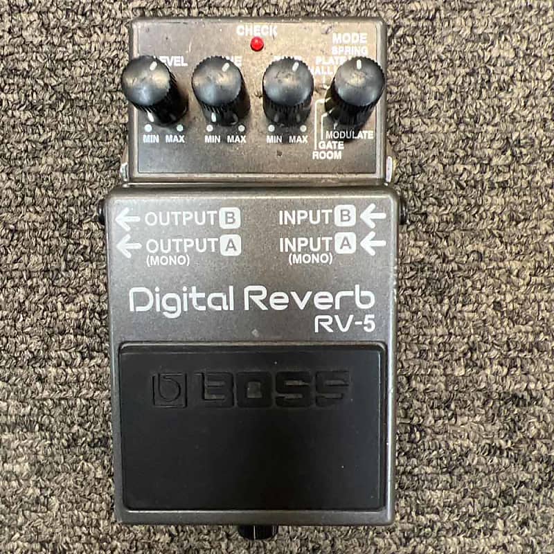 BOSS RV-5 Digital Reverb Guitar Pedal (Pre-Owned) | Reverb