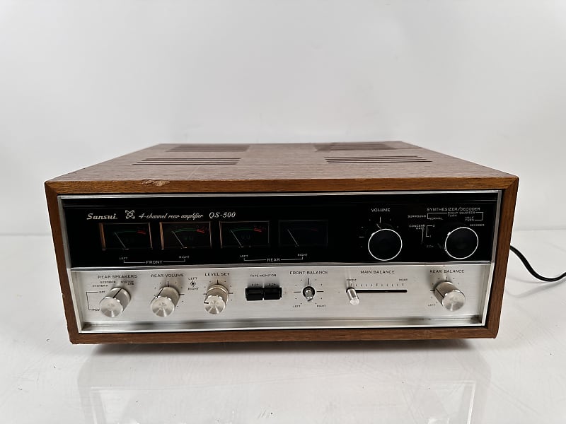 Sansui QS500 4 Channel Rear Amplifier | Reverb