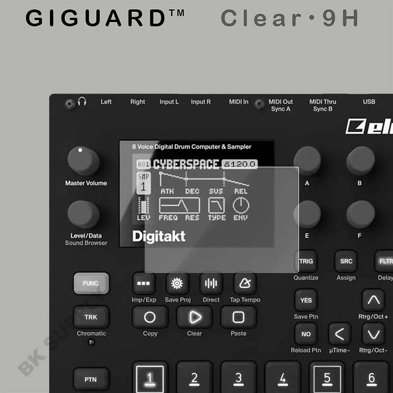 GIGUARD™ Screen Protector for Elektron Digitakt, Digitone, | Reverb