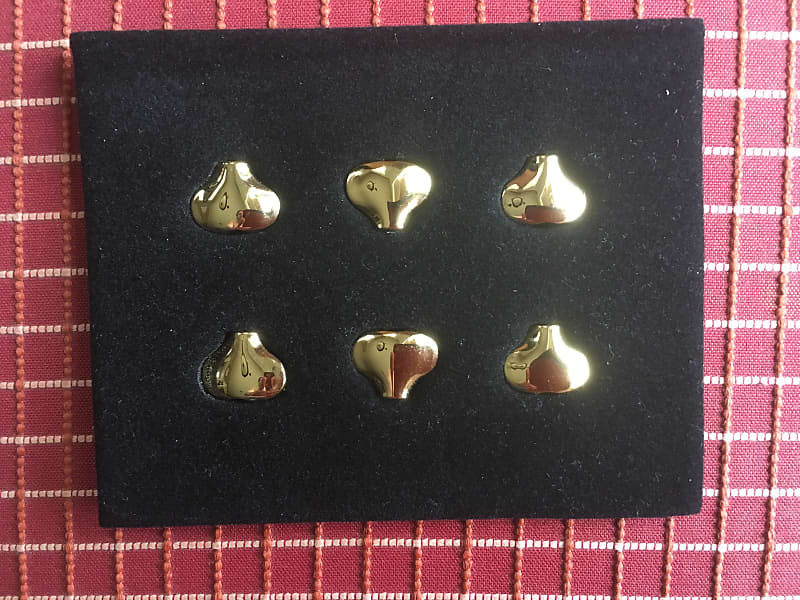 Gotoh OEM Tuner Buttons Gold Small Butter Bean Shape | Reverb