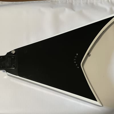 2019 Jackson JS32T RR Rhoads V Black/White Hardtail Semi | Reverb