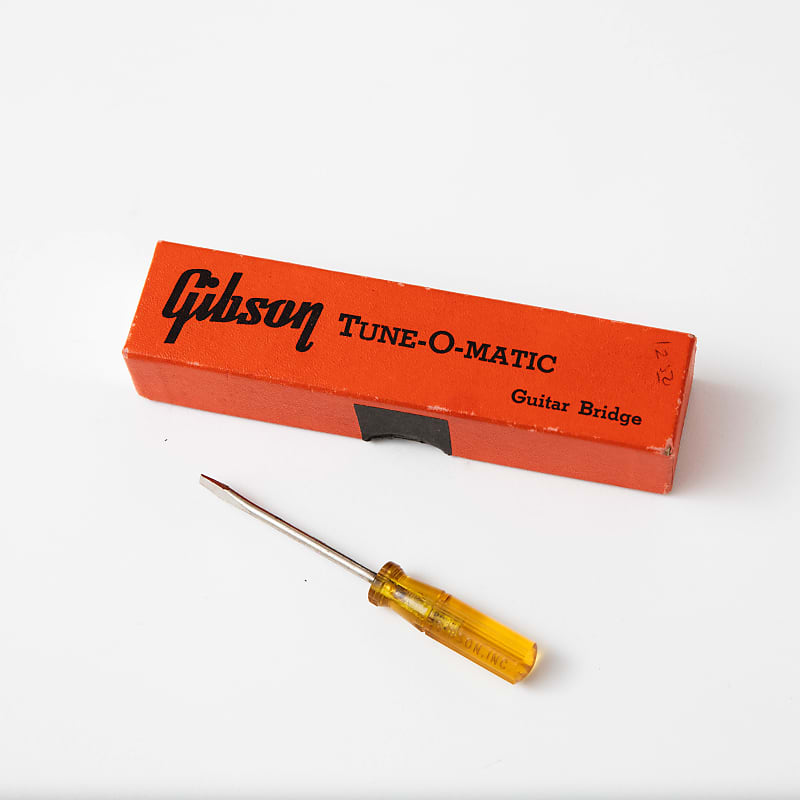 1960s Gibson Screwdriver and Tune-O-Matic Box / Rare! | Reverb