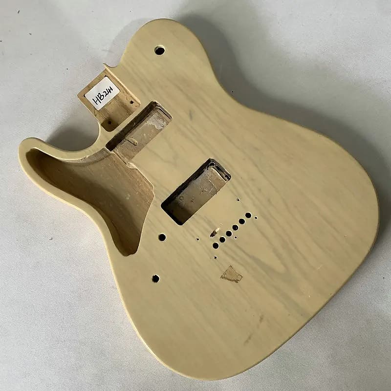 Left Handed Ash Wood Telecaster Tele Style Guitar Body | Reverb