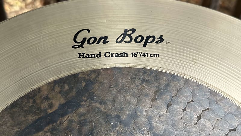 RARE! 16" Gon Bops Hand Crash Cymbal | Reverb