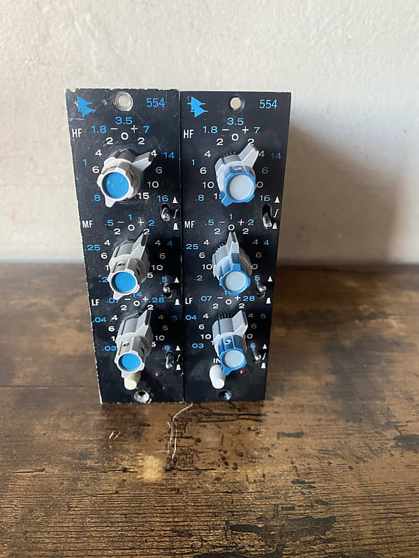 X2 original API 554 swept band equalizers with original op | Reverb