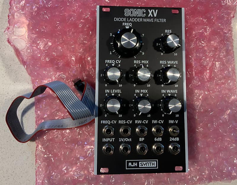 AJH Synth Sonic XV Diode Ladder Filter (Black) | Reverb