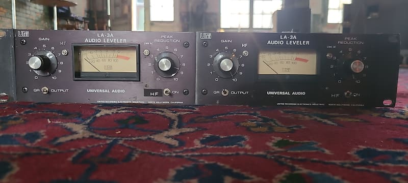 Urei LA-3A Leveling Amplifier 1970s - Black Panel | Reverb