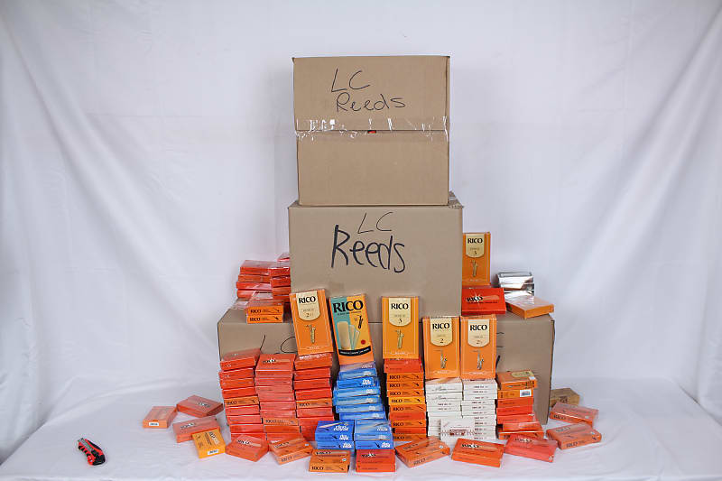 Massive Lot of Musical Reeds for Saxophone and Clarinet | Reverb