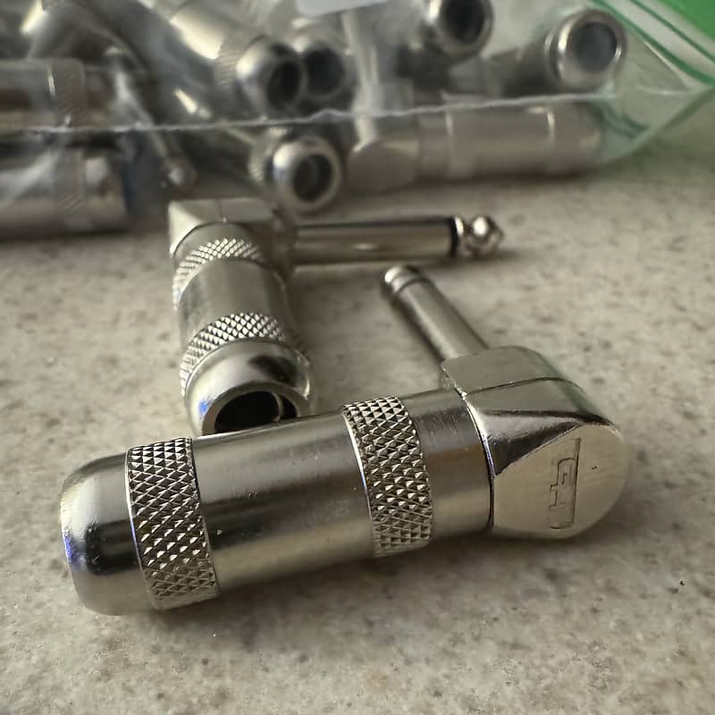 14x G&H Plugs Mono Right Angle Plug (copper w nickel core) | Reverb