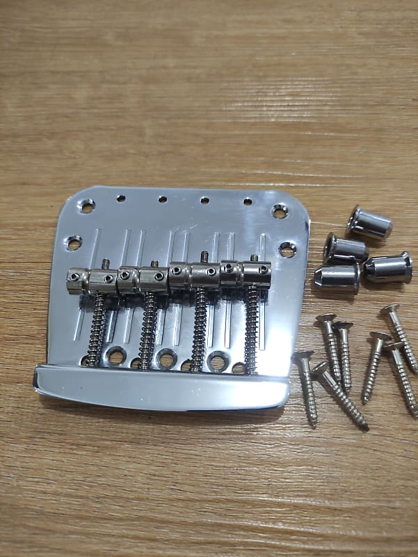 Squier / Fender Mustang Bass Bridge Chrome | Reverb UK