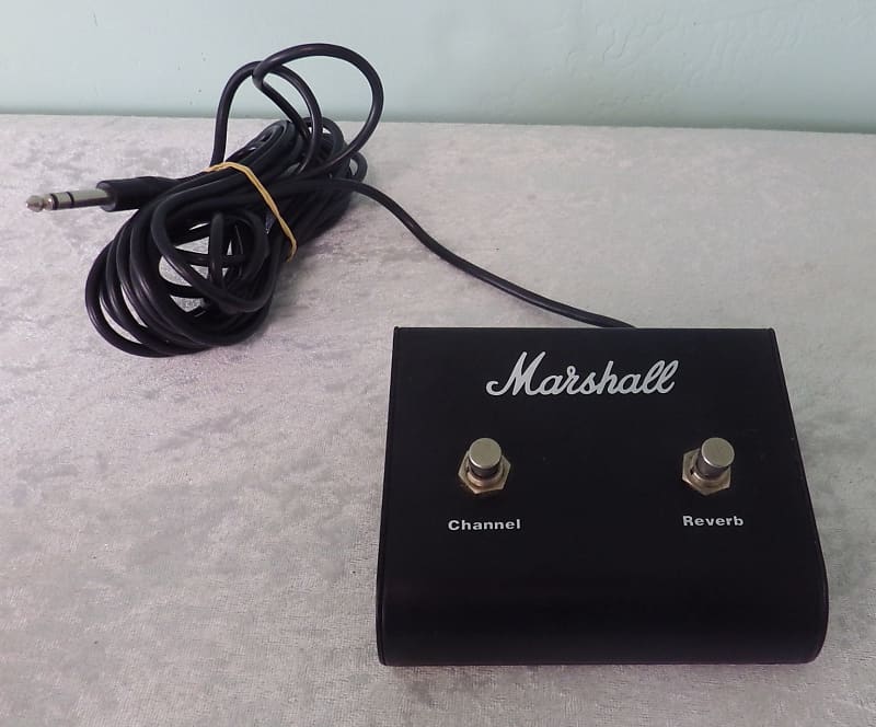 Marshall 2 button foot switch Channel / Reverb guitar pedal | Reverb