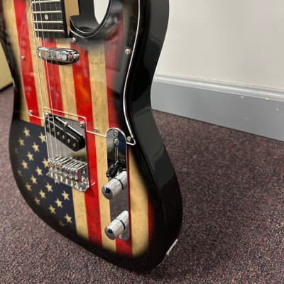 Leo Jaymz USA FLAG Tele TELECASER | Reverb