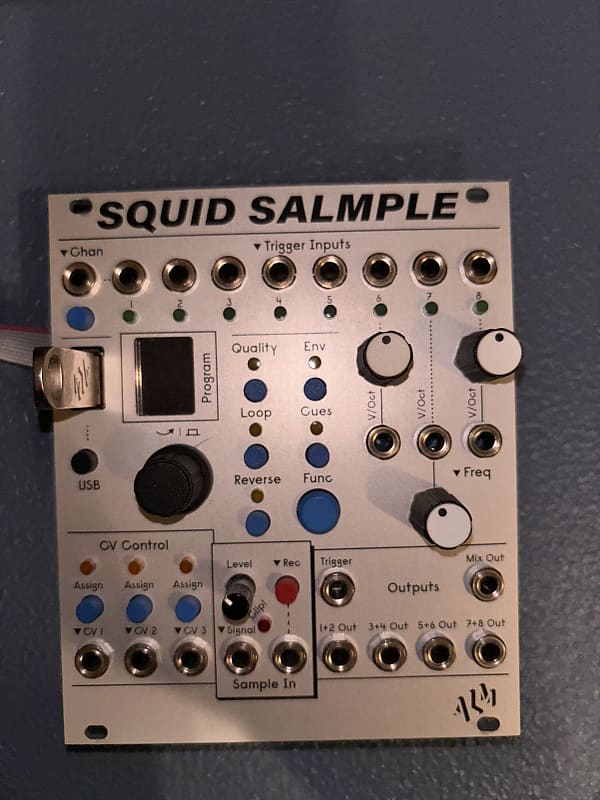 ALM022 Squid Salmple 8-Channel Sampler Eurorack Synth Module | Reverb