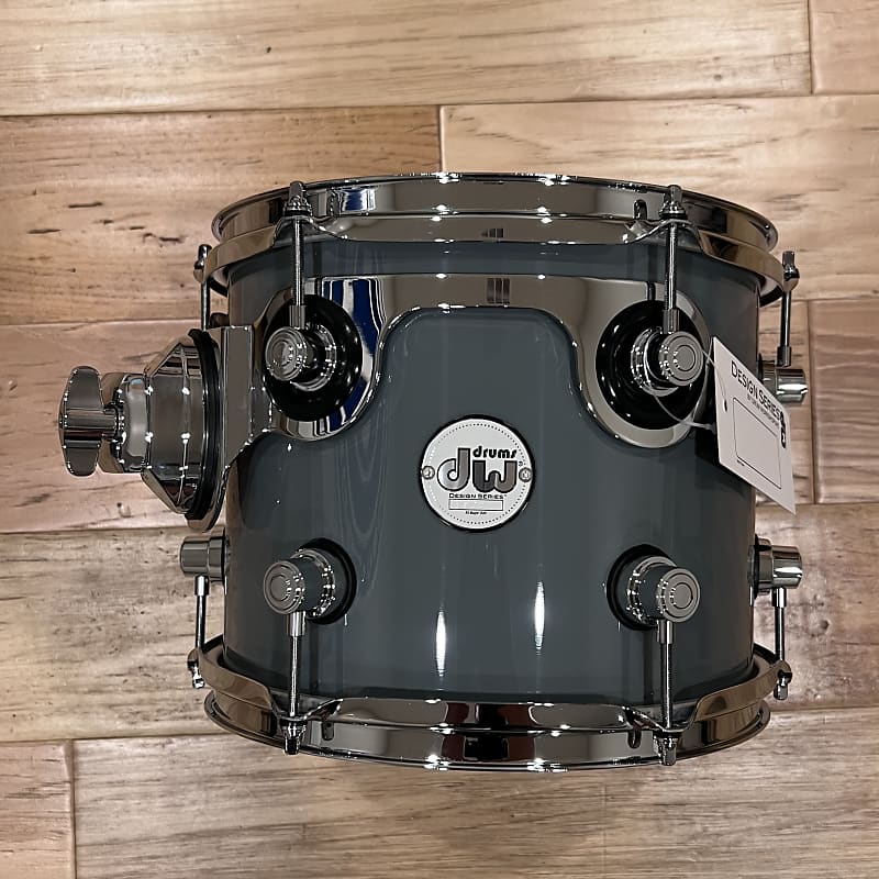 DW Design Series 8"x10" Rack Tom in Steel Grey | Reverb