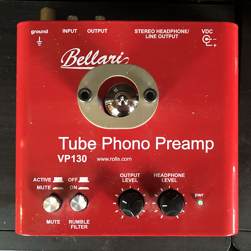 Bellari VP130 Tube Phono Preamp Red | Reverb