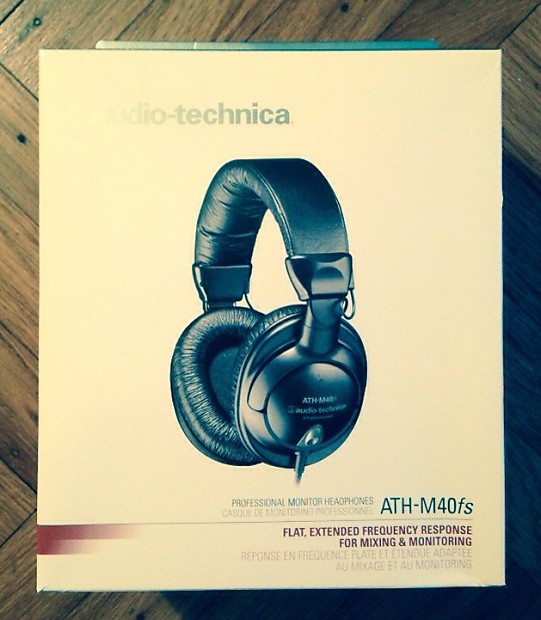 Audio Technica ATH-M40fs 2014 Black | Reverb