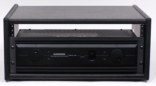 Samson Servo 550 Power Amplifier W/Rack Case | Reverb