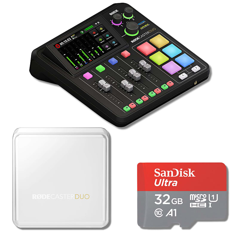 Rode RODECaster Duo Streaming Mixer (Black) with RODECaster | Reverb