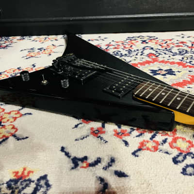 Kramer Striker 400ST Randy Rhoads V Floyd Rose 80s - Black w/ | Reverb