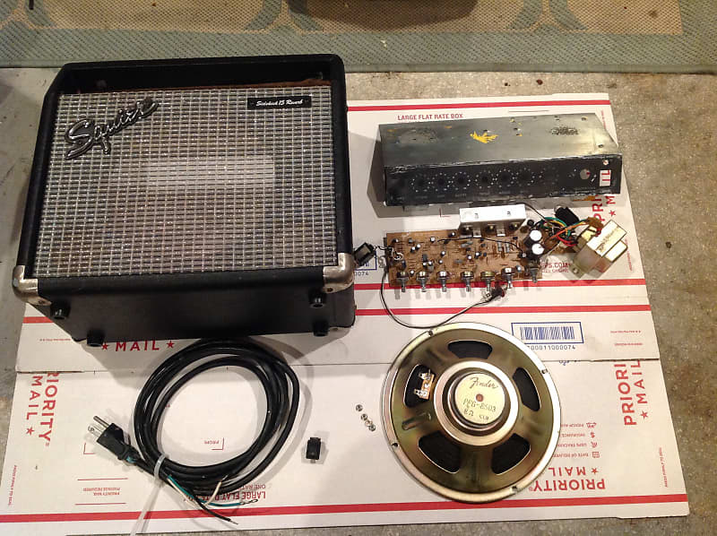 Functional 1990 Fender Squier Sidekick 15 Reverb : PARTs kit | Reverb