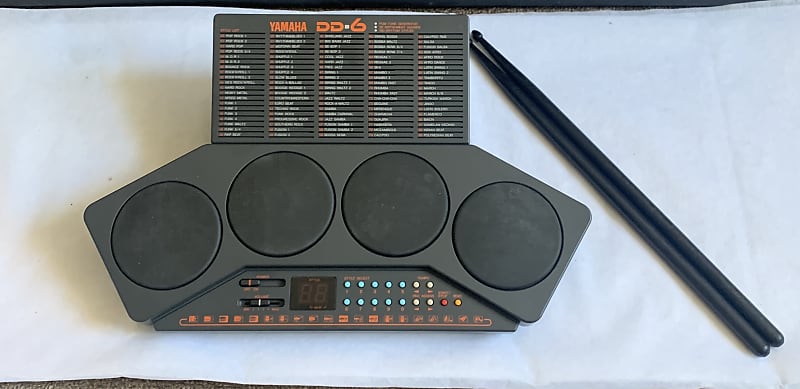 YAMAHA DD-6 Digital Percussion Drum Machine Drumsticks Incl | Reverb