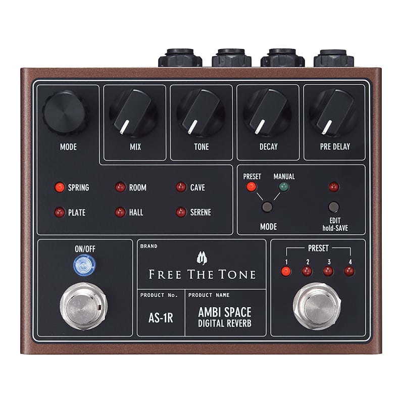 Free The Tone Effector Ambi Space Digital Reverb Pedal | Reverb