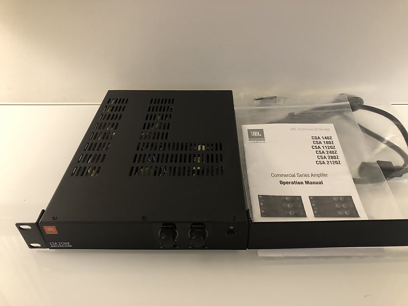 JBL CSA2120Z 120 Watt Commercial Series 2 Channel Amplifier | Reverb