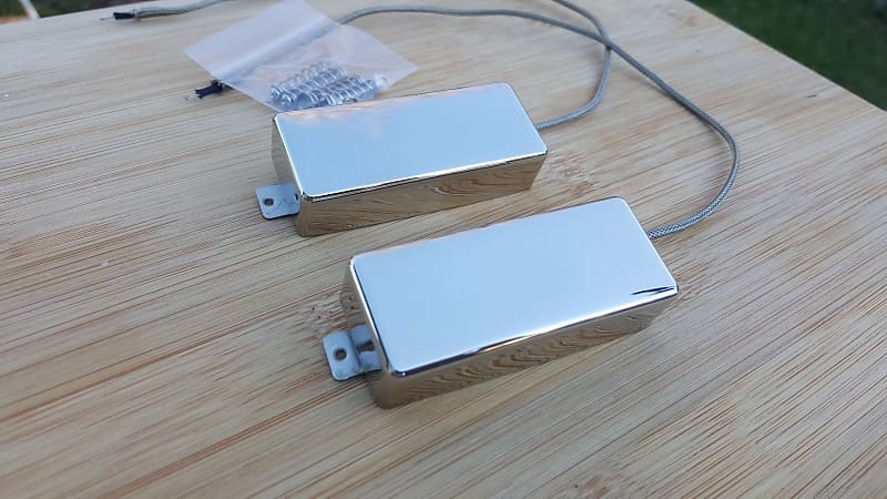 Dawgtown Firebird Style Mini Humbucker Pickups A2 Nickel | Reverb