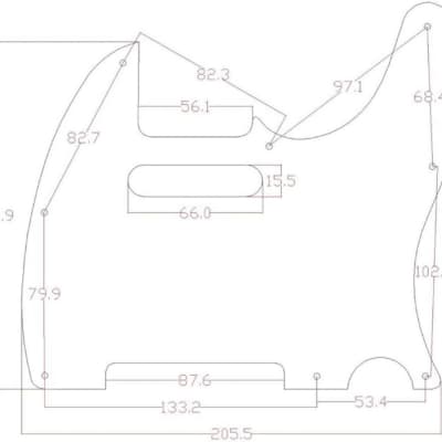 Clear Telecaster 8 Hole Pickguard - Single Coil | Reverb