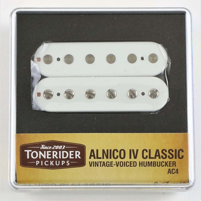 TONERIDER ALNICO IV CLASSIC BRIDGE WHITE F-SPACED | Reverb UK