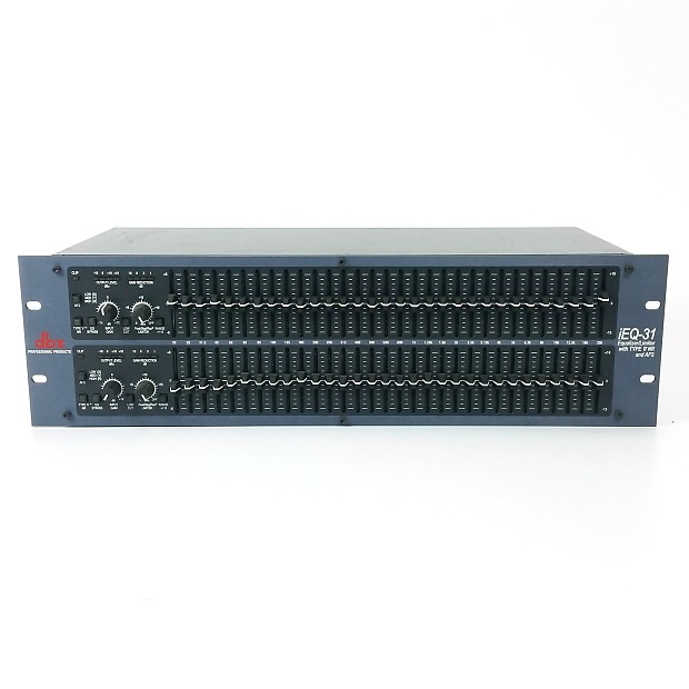 dbx IEQ-31 Graphic Equalizer EQ Limiter Rack Effects Unit w/ | Reverb