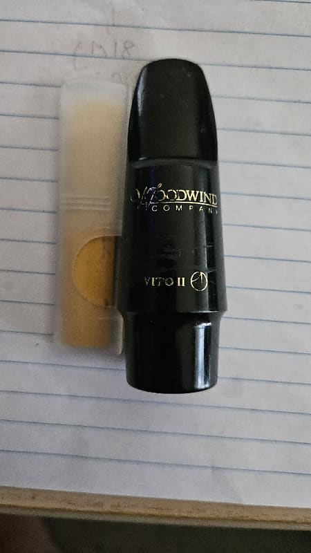 Woodwind Co Vito II - Black Plastic Alto Mouthpiece | Reverb