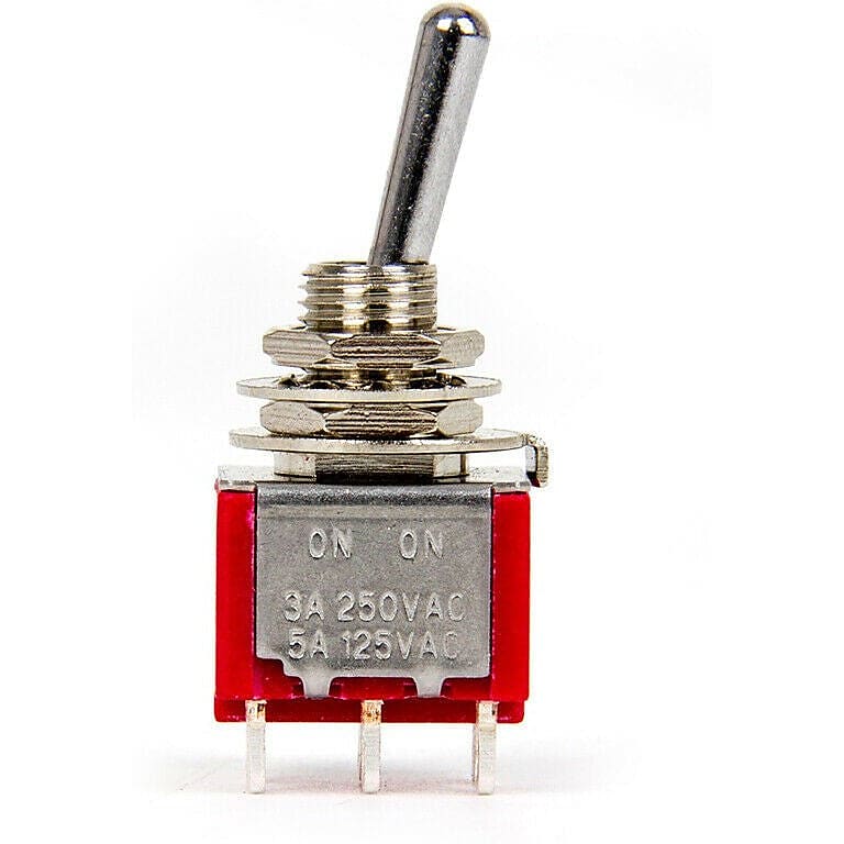 Switch Mini 2 Way On/On 6 Pole Chrome | Reverb Australia